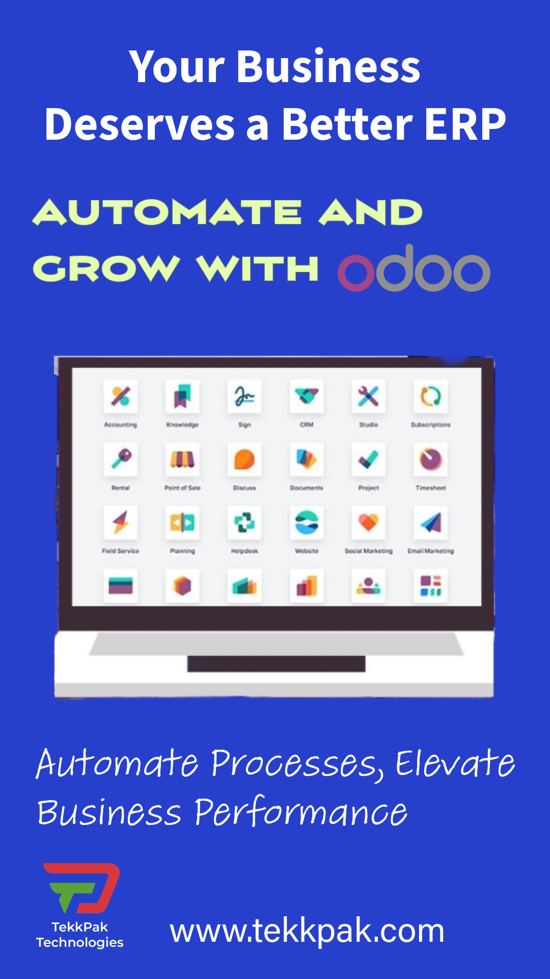 Odoo ERP | TekkPak Technologies